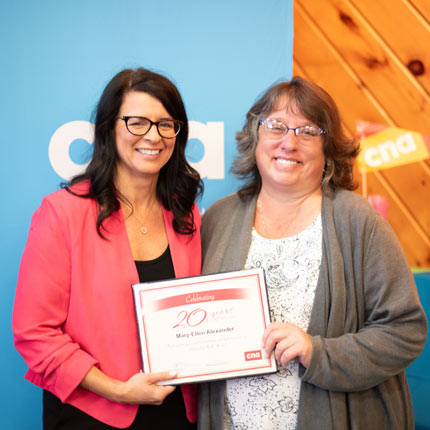 CNA - Careers - Service Recognition Program