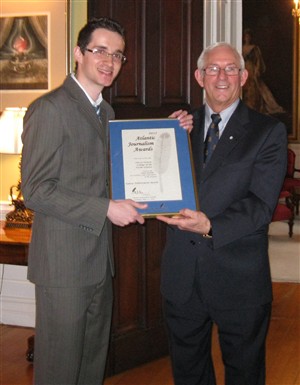 College of the North Atlantic News - Journalism student nabs Nalcor award
